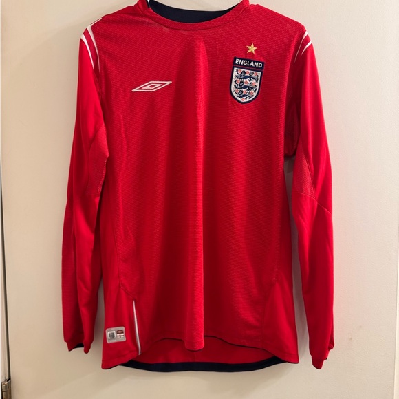 Umbra | Shirts | Team England Long Sleeve Jersey | Poshmark